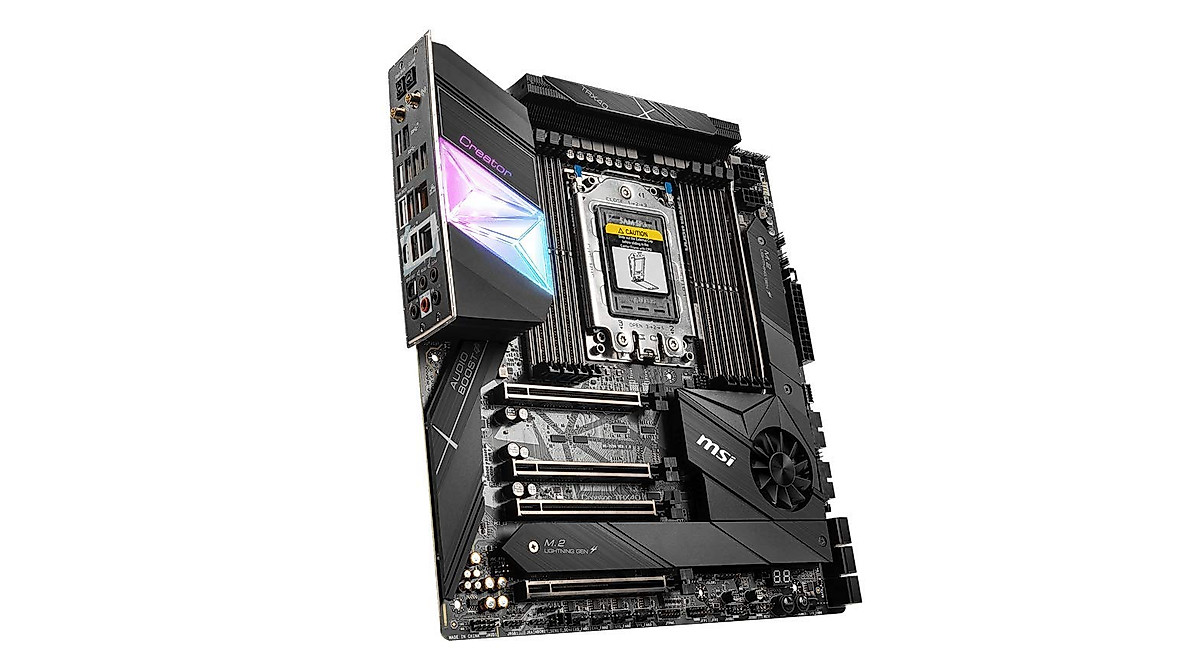 MSI Creator TRX40 Motherboard (AMD sTRX4, PCIe Gen4, M.2, USB3.2 Gen2x2 ...