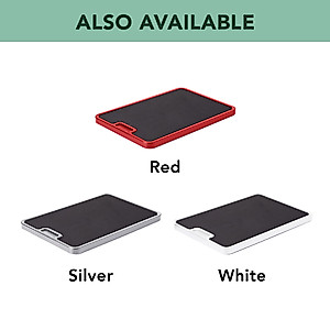 Nifty Medium Appliance Rolling Tray – Black, Home Kitchen Counter Organizer, Integrated Rolling System, Non-Slip Pad Top for Coffee Maker, Stand Mixer, Blender, Toaster