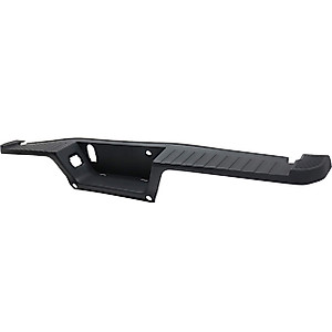 Evan Fischer Bumper Step Pad Compatible With 2015-2020 Ford F-150, Center With Parking Aid Sensor Holes and Towing Package FO1191144