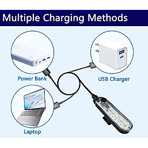 Amzonly LED Navigation Lights Kit for Boat Kayak, Stern Lights Battery operated, 4Pack Rechargeable LED Lights for Night Kayaking, Bike Tail Light, 4 Light Mode Options, 2pcs Safety Whistle included