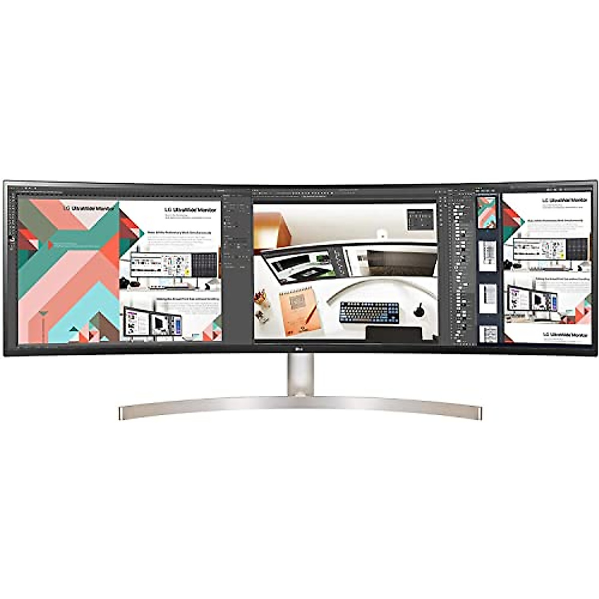 LG 49'' 49BL95C-WY IPS Dual QHD UltraWide™ Curved Monitor (5120x1440) with HDR10, USB Type-C™, 10W Speakers, & PBP, 3PBP / Dual Controller