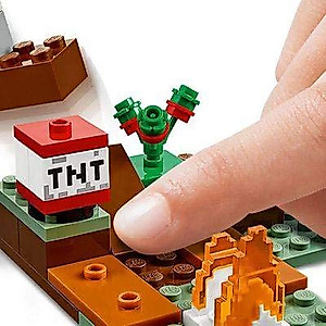 LEGO Minecraft The Taiga Adventure 21162 Brick Building Toy for Kids Who Love Minecraft and Imaginative Play (74 Pieces)
