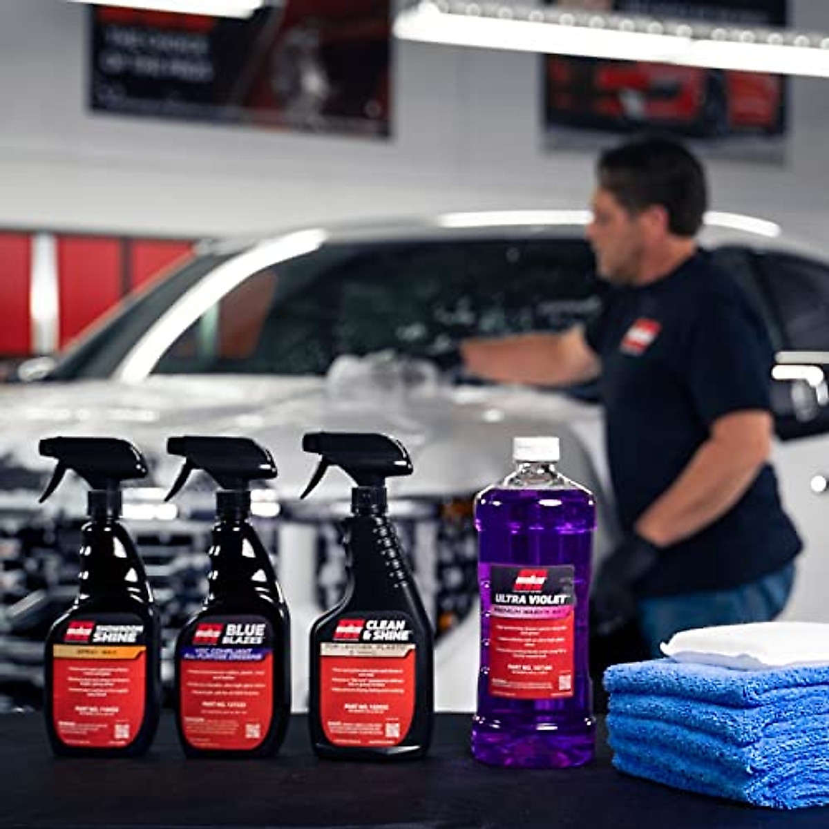 Malco All-in-One Auto Detailing Kit – Best Interior & Exterior Car Cleaning & Conditioning Kit/Includes 6 Professional Grade Car Detailing Products (800415)