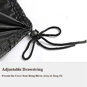 Flymer Charcoal Grill Cover Round Waterproof BBQ Grill Cover 30 Inch for Weber Charcoal Grill