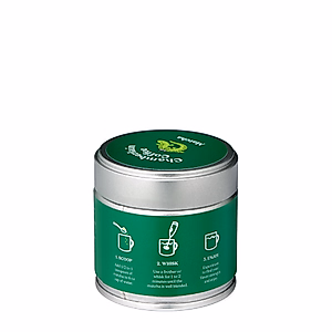 Chamberlain Coffee 100% Organic Matcha Japanese Green Tea Powder, Vegan, Gluten-Free 1oz tin