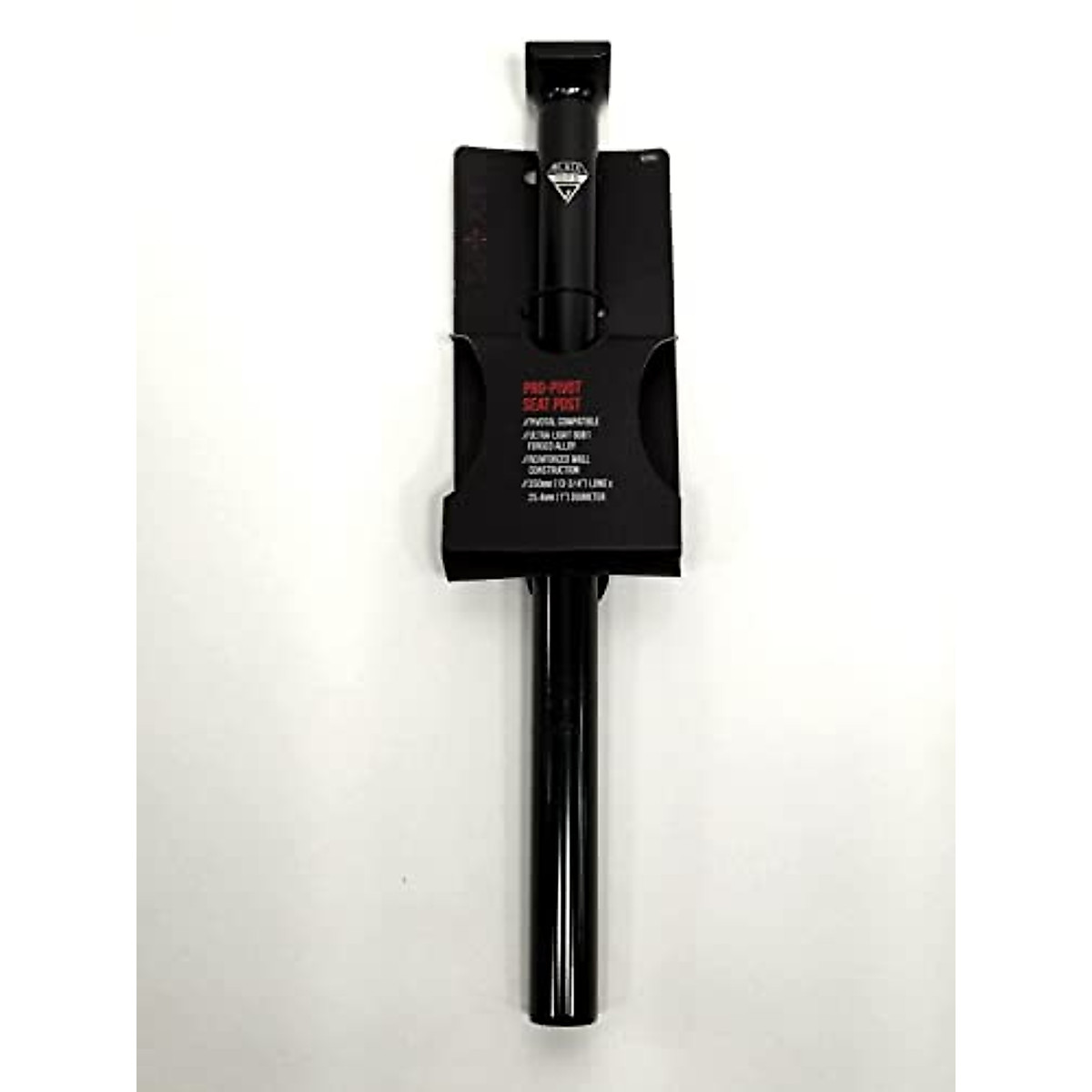 Black Ops Pivot Pro BMX Seat Post, 25.4 x 135, Black