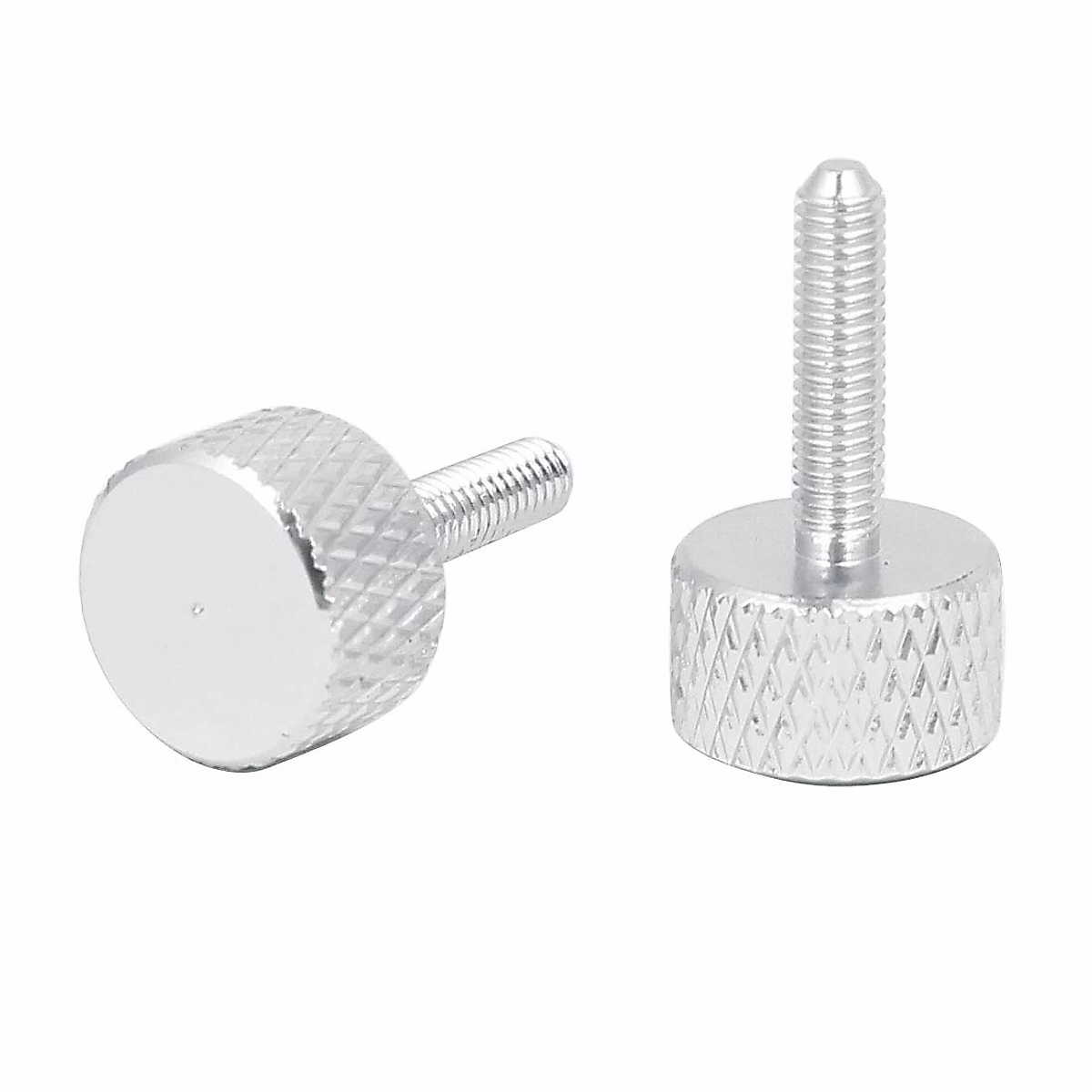 Aexit Computer PC Cleaning & Repair Graphics Card Knurled Head Thumb Screws Silver Tone Computer Screws M3x12mm 10pcs