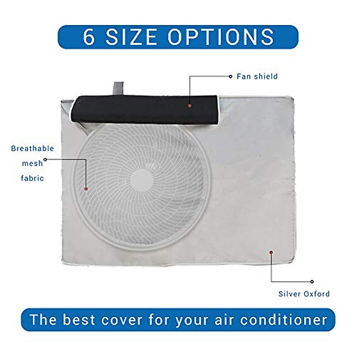 Pysod Air Conditioning Cover Waterproof Dustproof Outdoor Window AC Unit Mini Split System Air Conditioner Cover