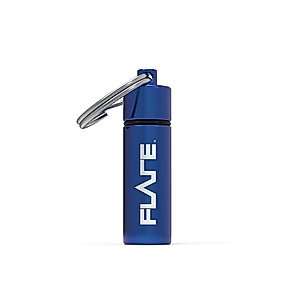 FLARE AUDIO Capsule Blue - Tough Lightweight Aluminium, Water-Proof, Keychain
