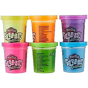 Play-Doh Slime Super Stretch Multipack of 12, Assorted Colors, Kids 3 Years and Up (Amazon Exclusive)