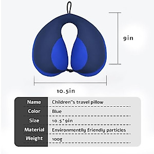 MOOB Kids Travel Pillow,Baby Head Neck & Chin Support U Shape Pillows, Travel Sleeping Essentials, Perfect for Car Airplane