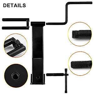 MotorbyMotor Winch Straps Winder, Roll-up Flatbed Trailer Winch Straps up to 2" 3" 4" Ratchet Tie Down Strap Webbing Winder, Used in Trailers, Trucks, Warehouses, Docks, Vans