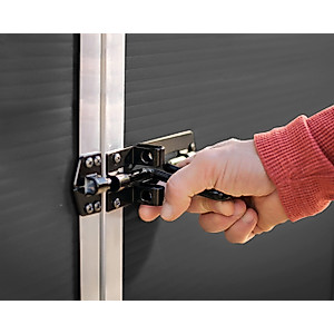 Palram - Canopia Rubicon Storage Shed, 8'x10' DIY Backyard Shed, Gray Polycarbonate Panels and Aluminum Frame, Sheds & Outdoor Storage for Lawn Mower, Bike, Garden Tools, Outdoor Storage Box Shed