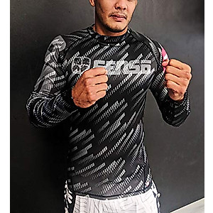 Senso Jiu Jitsu Kurai Rash Guard… (XX-Large) Black
