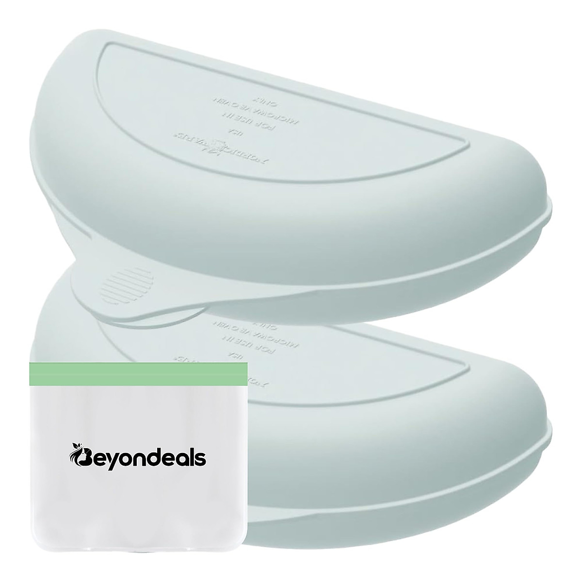 Beyondeals Omelet Microwave Pan, 8.4 Inch, Ideal For Single Servings, Nonstick Omelet Pan With Reusable Food Storage Bag - Bpa-Free, Even Heating,Microwave Omelet Pan [Pack Of 2]