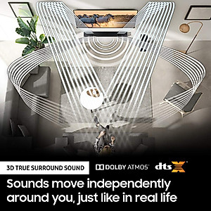 SAMSUNG HWQ800T 3.1.2 Channel Soundbar with Wireless Subwoofer (Renewed)