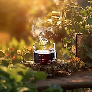 Espresso Knock Box Tamp Station: Knock Box Espresso Coffee Knock Box Espresso Knock Box and Tamp Station - Espresso Machine Accessories | with Espresso Measuring Cup, Espresso Tamping Mat Tamper Mat