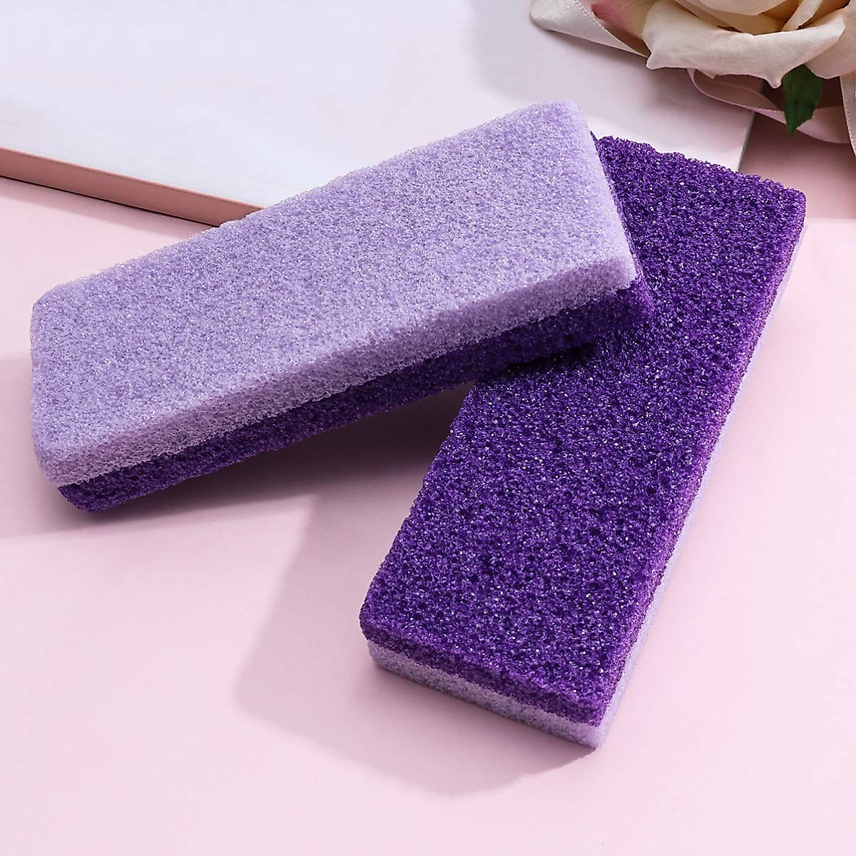 Foot Rasp 2Pcs Foot Exfoliator Pedicure Tool Foot Care Manicure Files Removers Dead Skin Scrubbers Foot Care Nail Supply