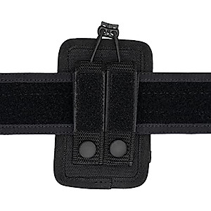 Dotacty Universal Radio Pouch MOLLE Tactical Radio Holder for Duty Belt Two Ways Radio Holster Walkie Talkies Case Carrier Nylon Carry Bag for Police LE Security Safety Firefighter Rescue Outdoor