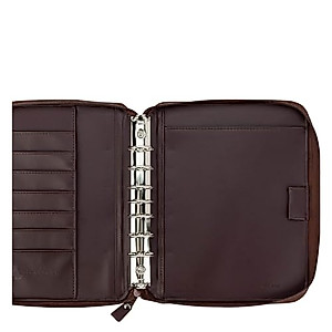 FranklinCovey - FC Basics Spacemaker Binder - Vinyl - Zipper Binder for Planners (Classic, Burgundy)