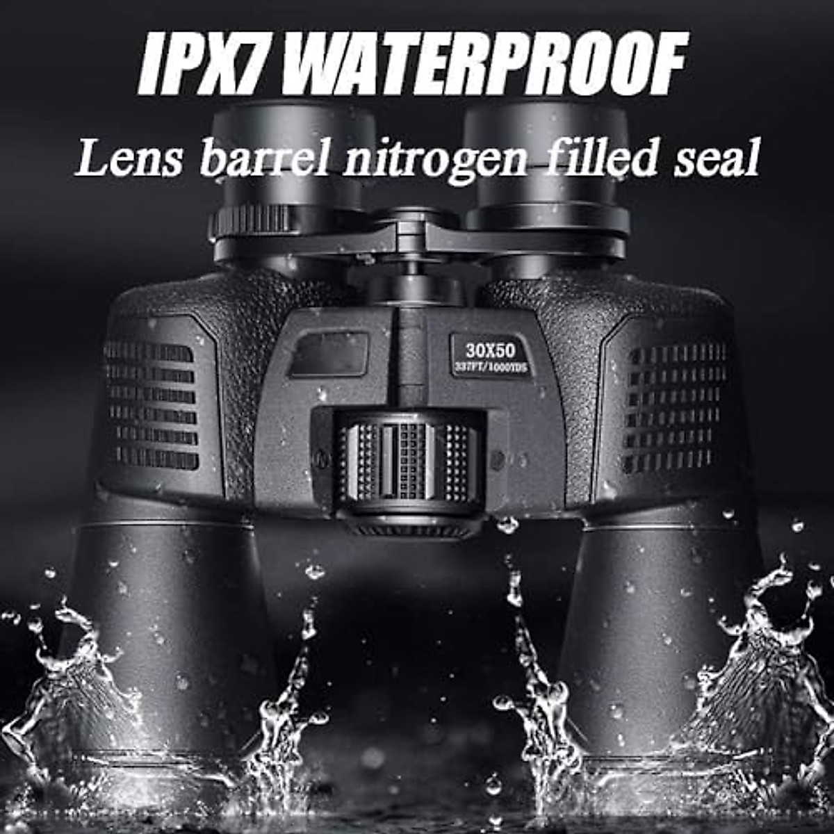 30X50 High Power HD Durable Professional Waterproof Binoculars - BAK4 Prism FMC Lens for Bird Watching Hunting Outdoor Concerts