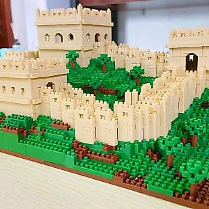 NBK The Great Wall of China Building Blocks, Chinese Ancient Architecture 4114 Pcs Micro Blocks Building Sets Toys Collection Gift for Kids Adults