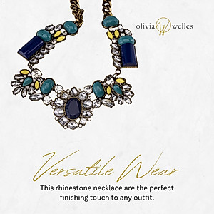 Olivia Welles Necklaces for Women - Radiant Collar Design - Dazzling Crystal Jewels, Exquisite Craftsmanship for Every Occasion or Event