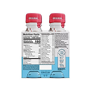 SlimFast Meal Replacement Shake, Original Creamy Milk Chocolate, 10g of Ready to Drink Protein for Weight Loss, 11 Fl. Oz Bottle, 4 Count (Packaging May Vary)