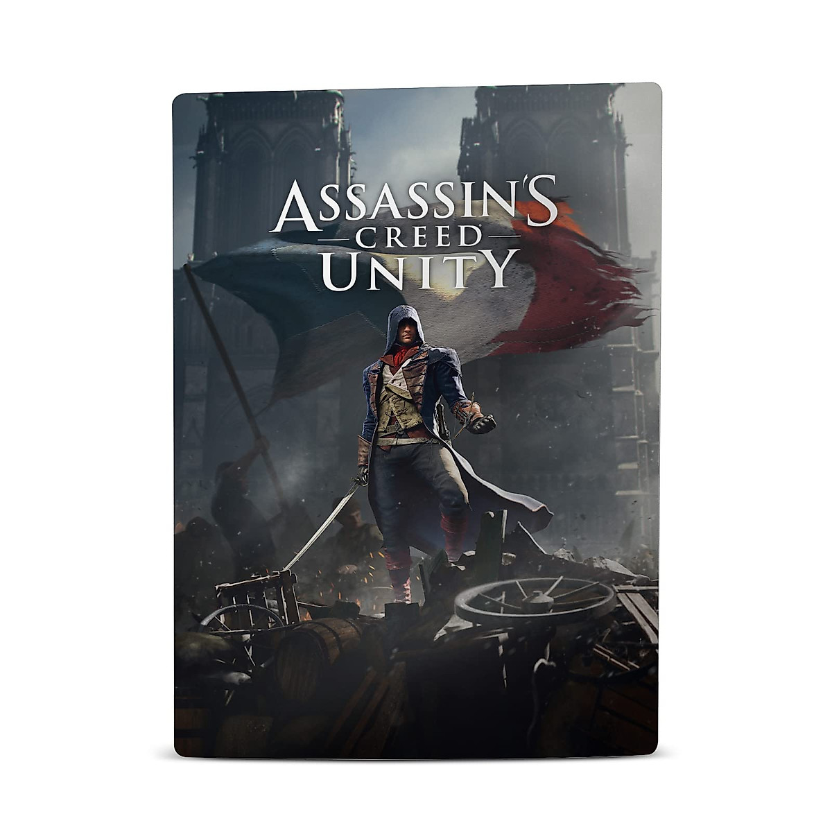 Head Case Designs Officially Licensed Assassin's Creed Arno Dorian French Flag Unity Key Art Vinyl Faceplate Sticker Gaming Skin Decal Cover Compatible With Sony PlayStation 5 PS5 Disc Edition Console