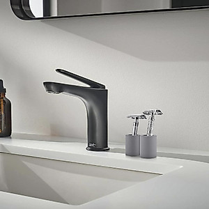 Linkidea 2 Pack Safety Razor Stand, Opening Dia 0.8" (2.2cm) Diatomite Men's Shaving Razor Holder for Bathroom Countertops, Compatible with Vikings, Merkur Double Edge Safety Razor (Grey)