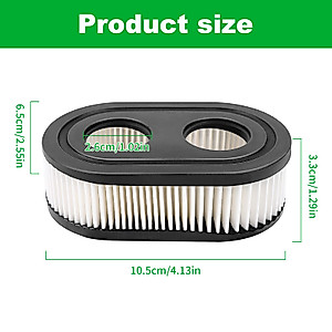 Lawn Mower Replacement Parts ,593260 Lawn Mower Air Filter,Air Cleaner Cartridge Filter, Replace for 4247 5432 5432k 09P00 09P702 550E 500EX 550EX 625 575EX Series Engine
