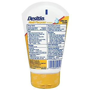 Desitin Skin Protectant and Diaper Rash Ointment Multi-Purpose with Vitamins A & D, Travel Size, 3.5. Oz Tube