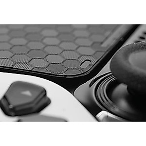 TouchProtect Black Hex Pro Bundle for PS5 | Dualsense Edge & Standard Dualsense Textured Trackpad Skin Combo Pack.