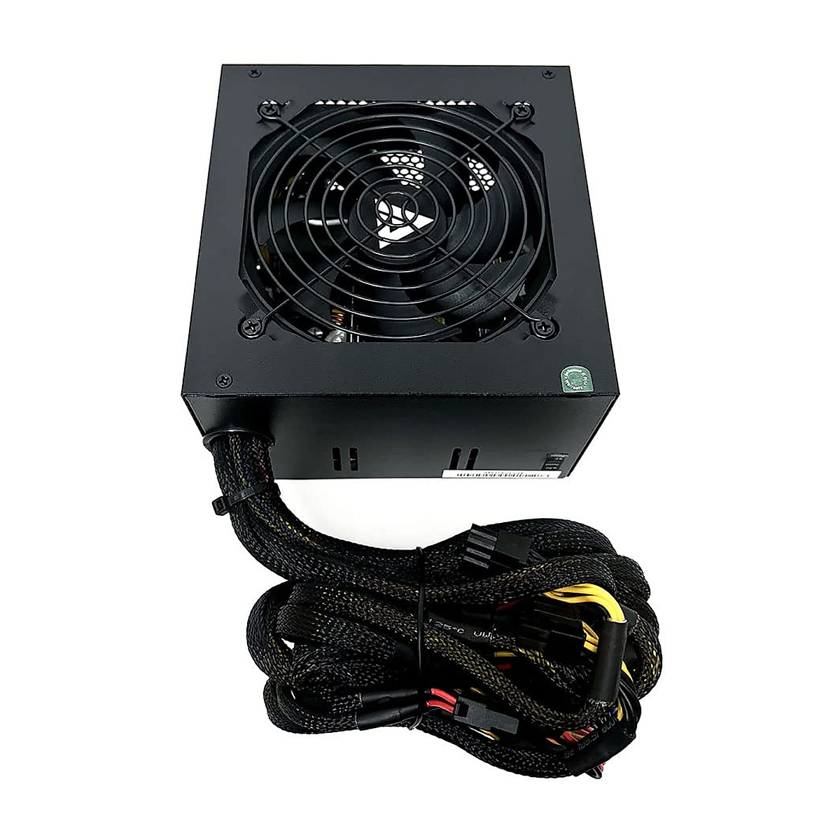 Apevia SPIRIT600W Spirit 600W ATX Power Supply with Auto-Thermally Controlled 120mm Fan, 115/230V Switch, All Protections