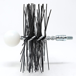 Midwest Hearth 4-Inch Round Pellet Stove Chimney Cleaning Brush Made in USA