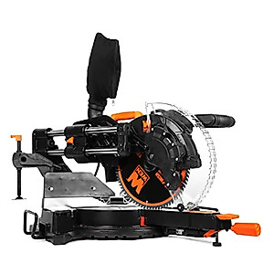 WEN MM1215 15-Amp 12-Inch Dual Bevel Sliding Compound Miter Saw with LED Cutline