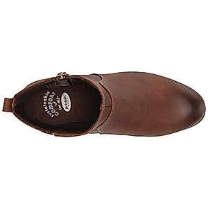 Dr. Scholl's Shoes Women's Lawless Ankle Booties Boot, Copper Brown Synthetic, 9