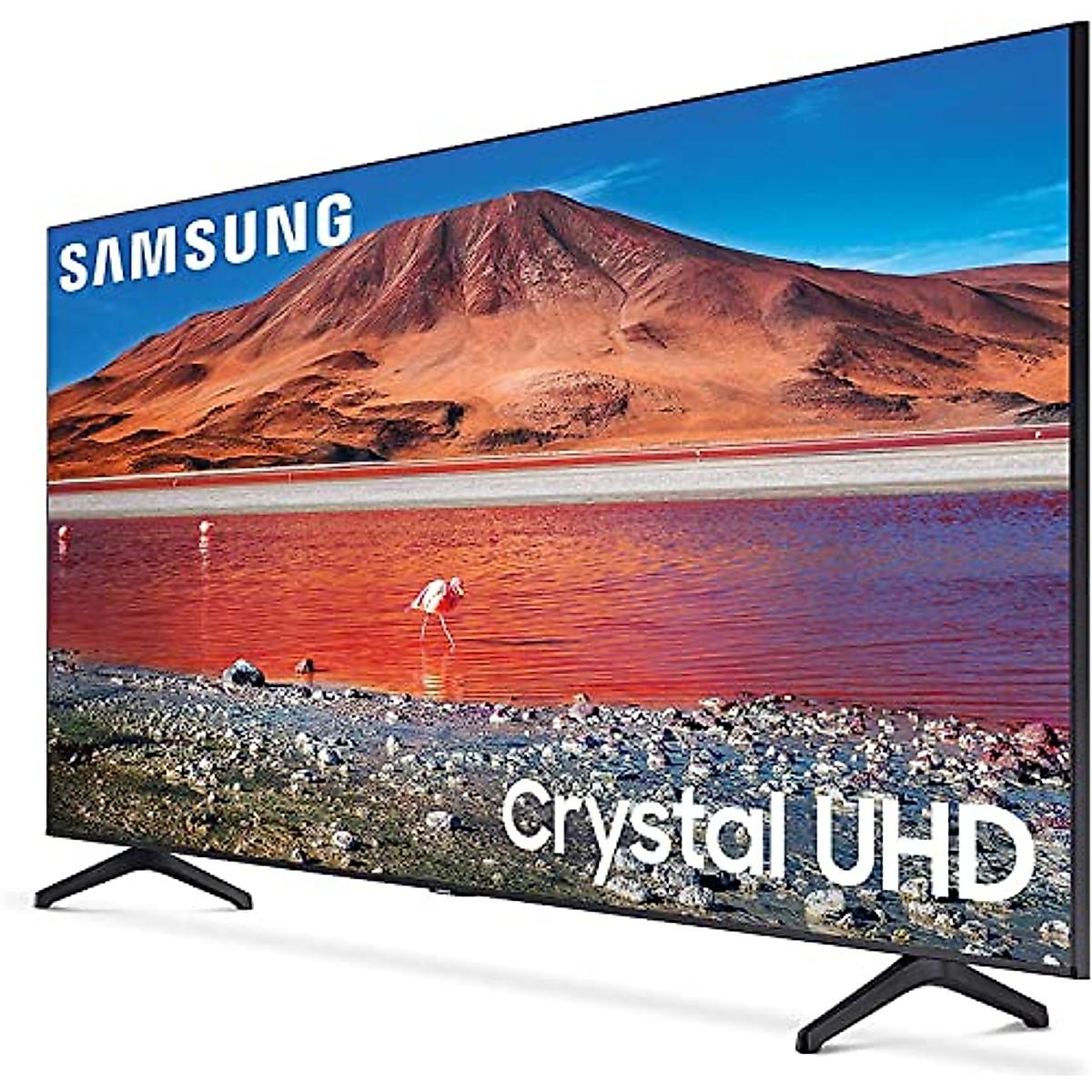 SAMSUNG UN55TU7000 55 inches 4K Ultra HD Smart LED TV (2020 Model) (Renewed)