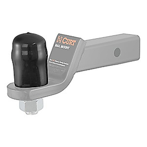 CURT 21810 Black Rubber Trailer Hitch Ball Cover, 2-5/16-Inch Diameter