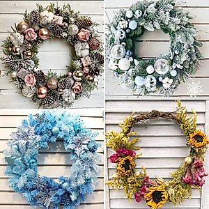 JUGEFORNI No-Hole Needed Vinyl Siding Hooks for Hanging,Heavy Duty Stainless Steel Siding Clips Outdoor Wreath Hangers for Fall Porch Decorations (20 Pack)