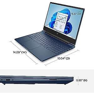 HP - Victus 15.6" Full HD 144Hz Gaming Laptop - Intel Core i5-13420H - 8GB Memory - NVIDIA GeForce RTX 3050-512GB SSD - Performance Blue