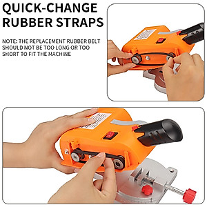 NuoDunco Mini Miter Cut-Off Chop Saw for Steel Stainless Steel DIY Woodworking Hobby Model Metal Brass Cutting, Cut-Max 1/2"High x 1/2"Wide or 1/4"H x 3/4"W