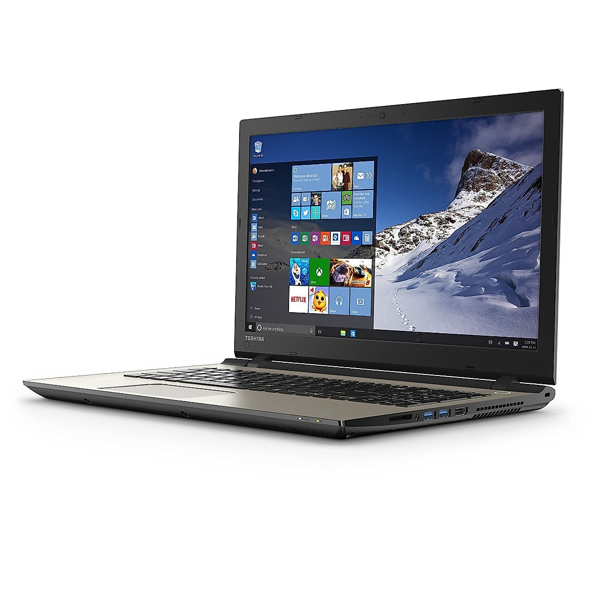 Toshiba Satellite S55-C5274 15.6 Inch Laptop (Intel Core i7-5500U 2.4 GHz, 12GB DDR3L-SDRAM, 1TB HDD, Windows 10 Home 64-bit)
