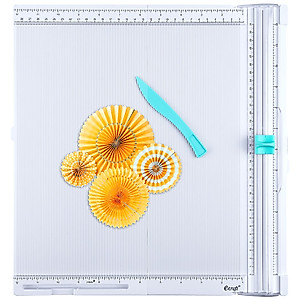Ecraft Paper Trimmer Scoring Board: 12 x12 inch Craft Paper Cutter - Folding & Scorer for Cover of Book & Gift Box and Photo etc