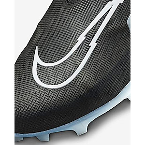 Nike Alpha Menace Elite 3"Black/White/Iron Grey Mens Football Cleat. SZ 11