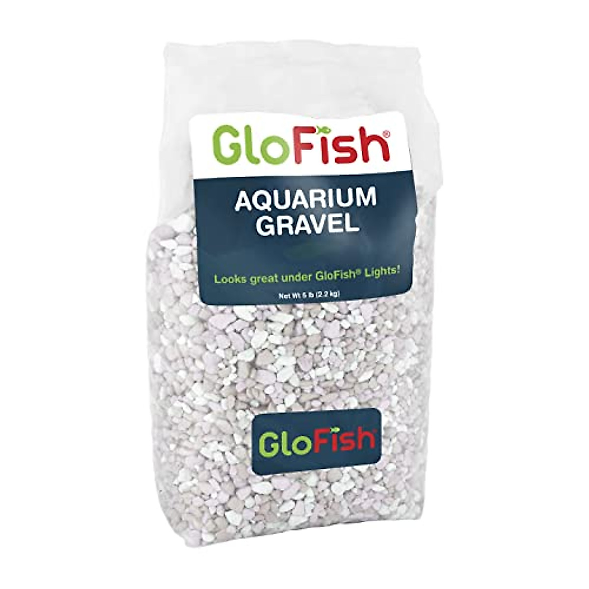 GloFish Aquarium Gravel 5 Pounds, Pearlescent, Complements Tanks and Décor, AQ-78484