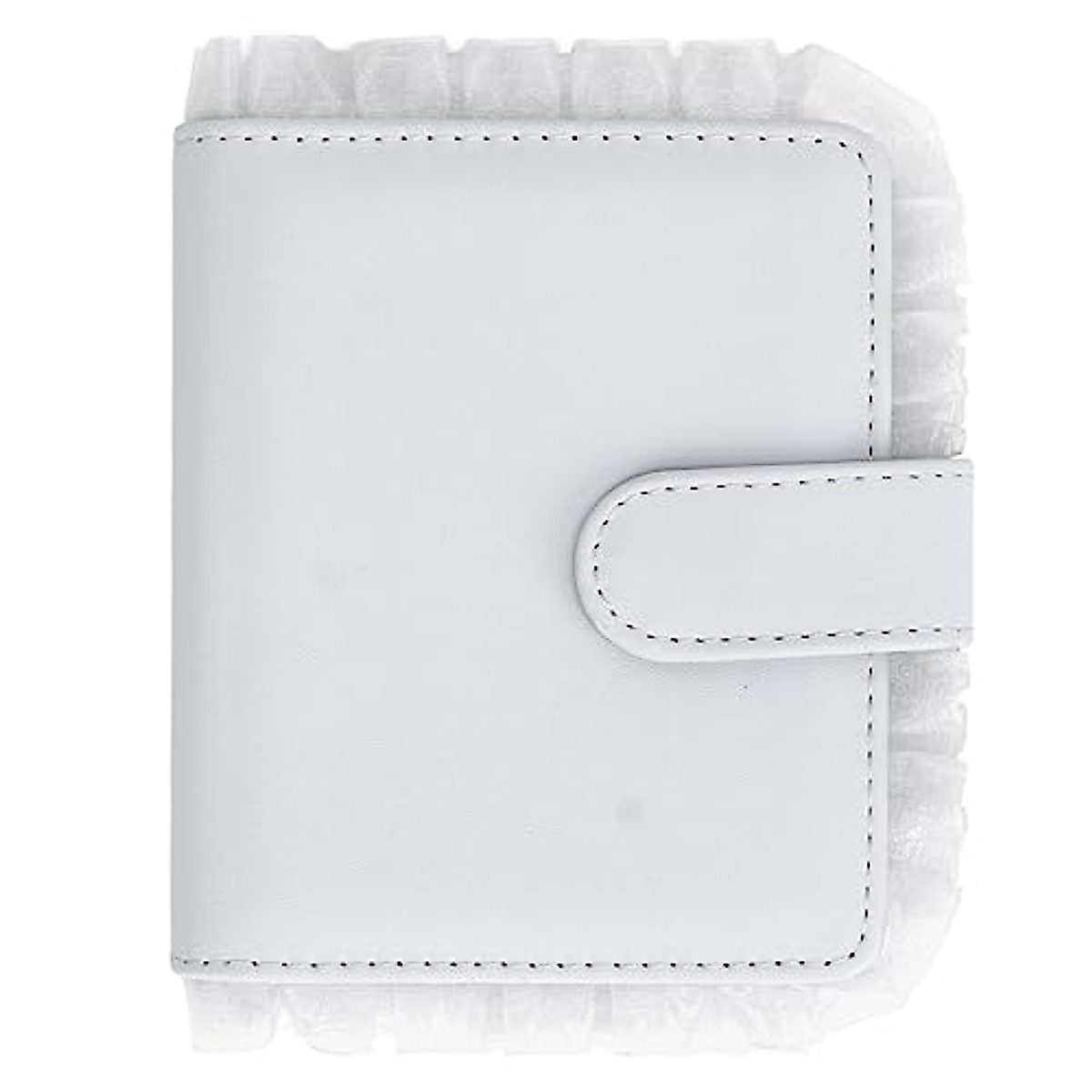 Camera Picture Album, High Transparency 64 Pockets Light Buckle Design Mini Film Photo Album for Display (White)