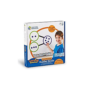 Learning Resources Giant Magnetic Number Bonds, Math Teacher aids, Whiteboard accessories, 55 Pieces, Grades K+