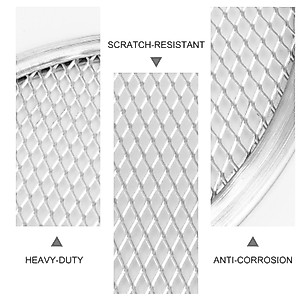 Stainless Steel Pizza Pan for Oven Perforated Pizza Tray Pizza Pans 18 Inch Pizza Screen 15 Inch Stainless Steel Pizza Screen 10 Inch Pizza Pan 15 Inch Pizza Plate To Bake Sheet