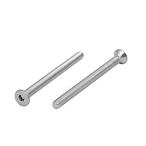 uxcell® DIN7991 M3x40mm 316 Stainless Steel Flat Head Hex Socket Cap Screw Bolt 20pcs